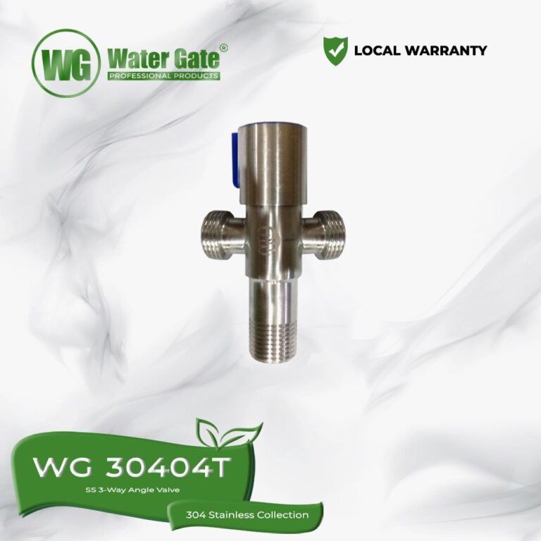 Water Gate WG 30404T | Stainless Steel 3 Way Angle Valve - Watergate