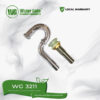 Water Gate WG 3211 | Stainless Steel P-Trap with Lavatory Strainer 1 1/ ...