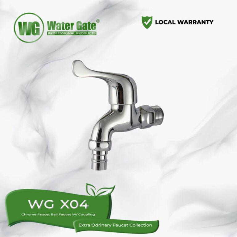 Water Gate WG X04 | Chrome Faucet Ball Faucet with Coupling - Watergate