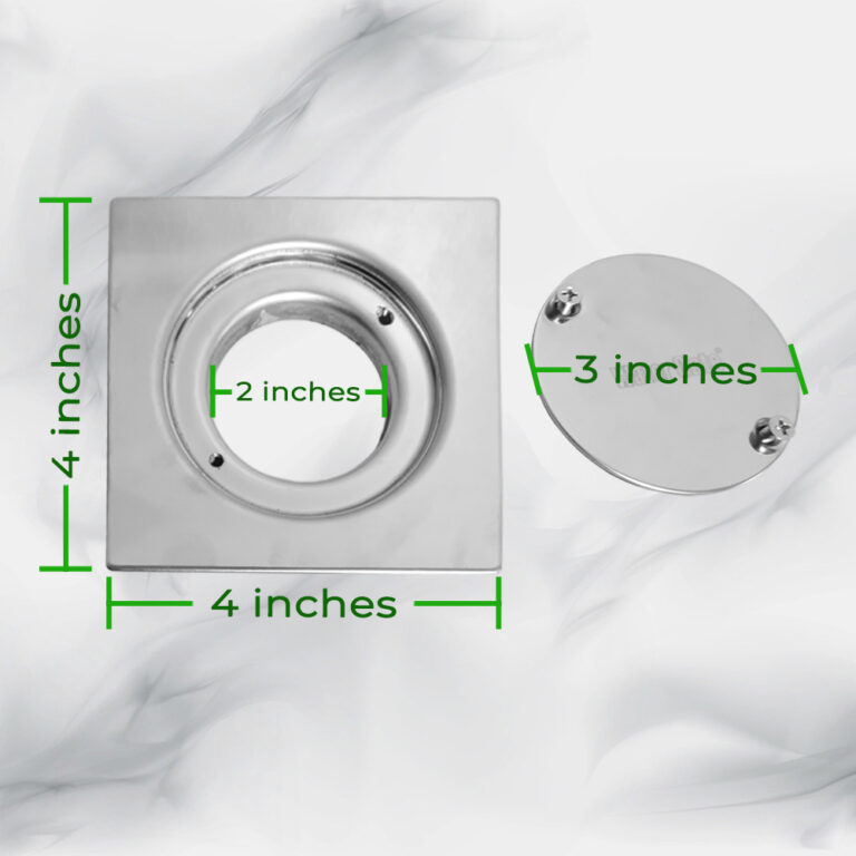 Water Gate WG CO100-1 | SS Floor Drain - Clean Out 4" - Watergate