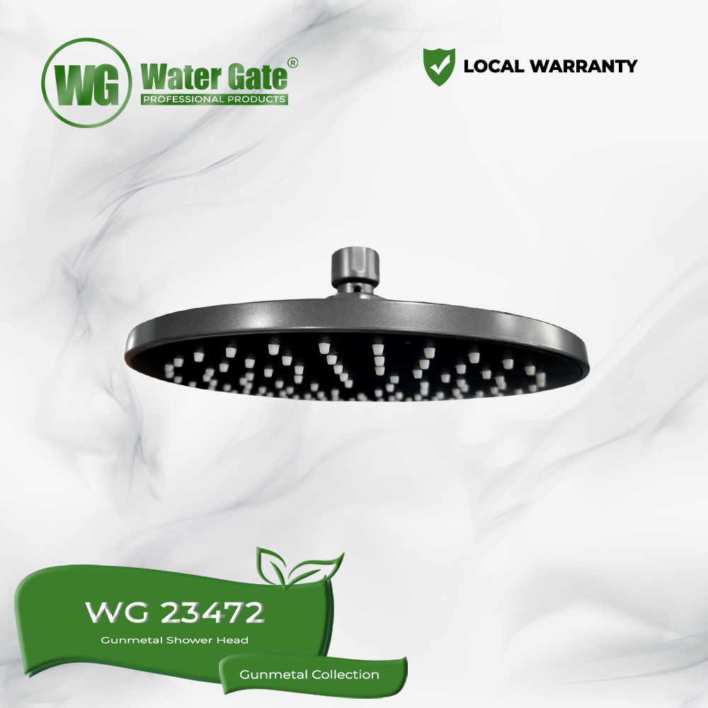 Water Gate WG 23472 | Gunmetal Shower Head - Watergate