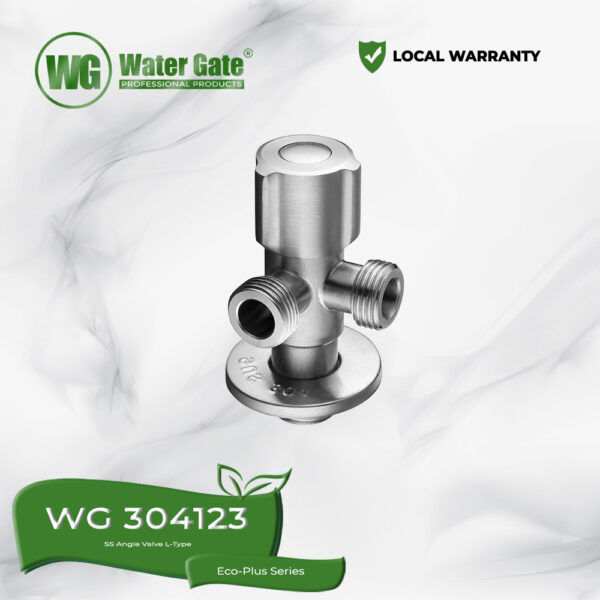 Water Gate 304123 | SS Angle Valve L-Type - Watergate